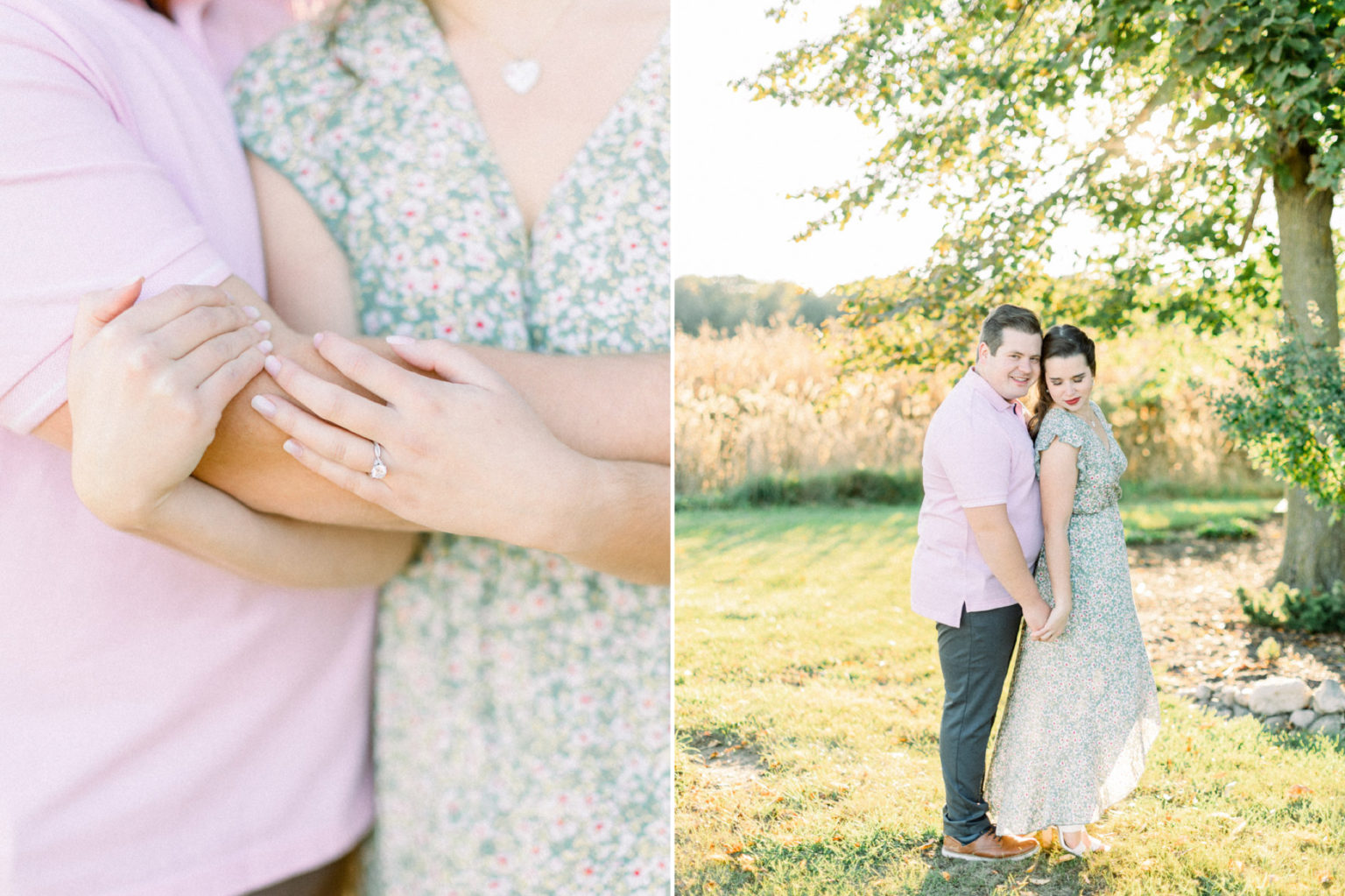 A Hometown Lakehouse Engagement Session in Michigan