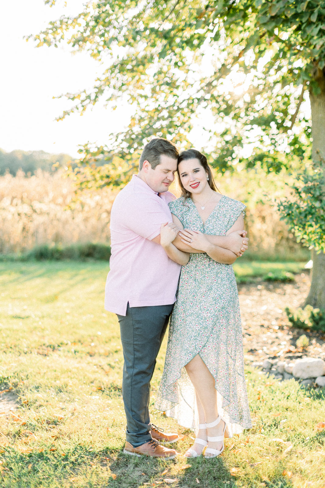 A Hometown Lakehouse Engagement Session in Michigan