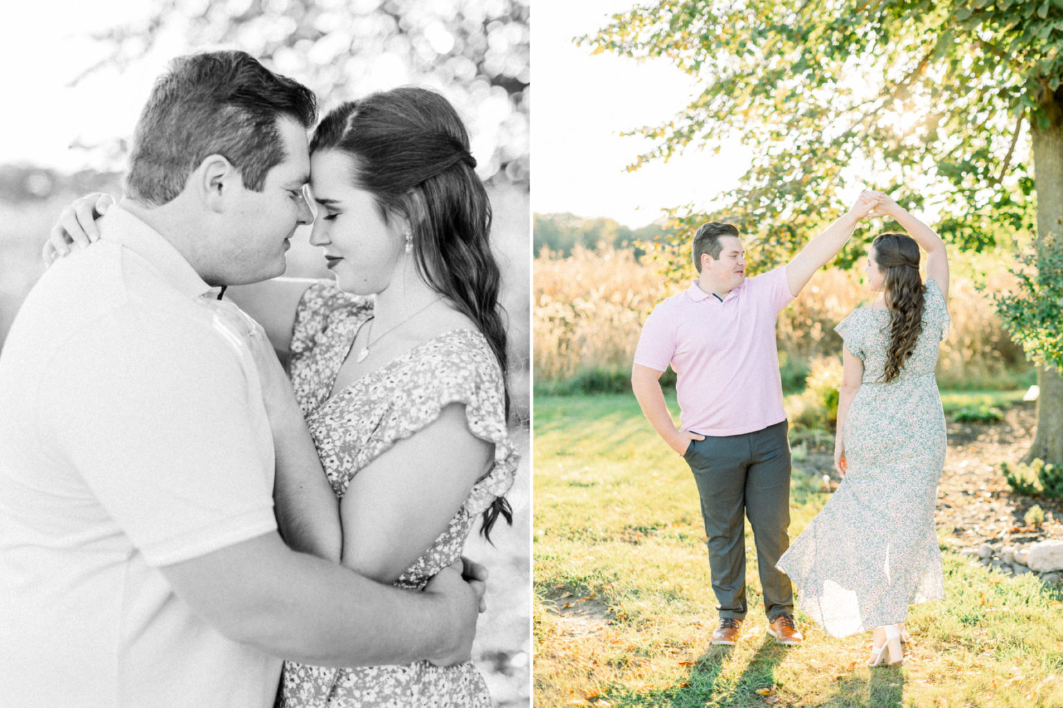 A Hometown Lakehouse Engagement Session in Michigan