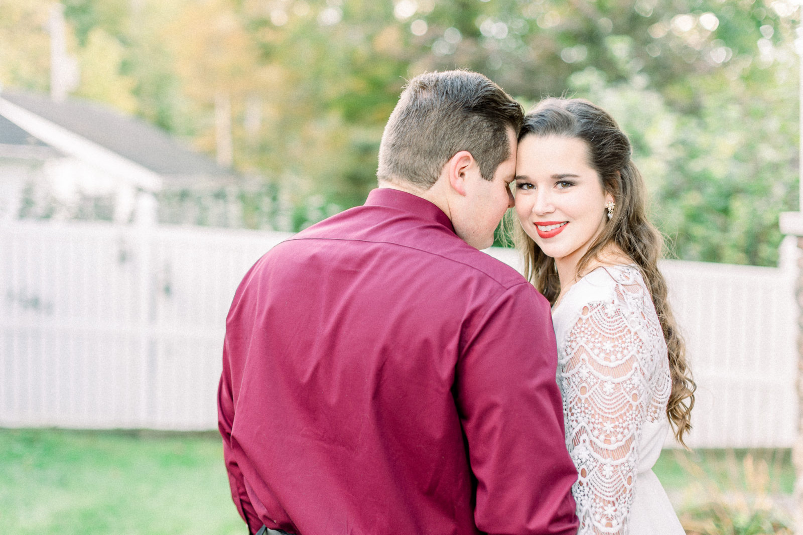 A Hometown Lakehouse Engagement Session in Michigan