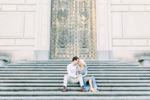 Alyssa + Mason | A Sunny Downtown Indianapolis Engagement
