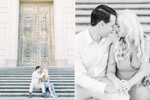 Alyssa + Mason | A Sunny Downtown Indianapolis Engagement