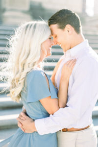 Alyssa + Mason | A Sunny Downtown Indianapolis Engagement