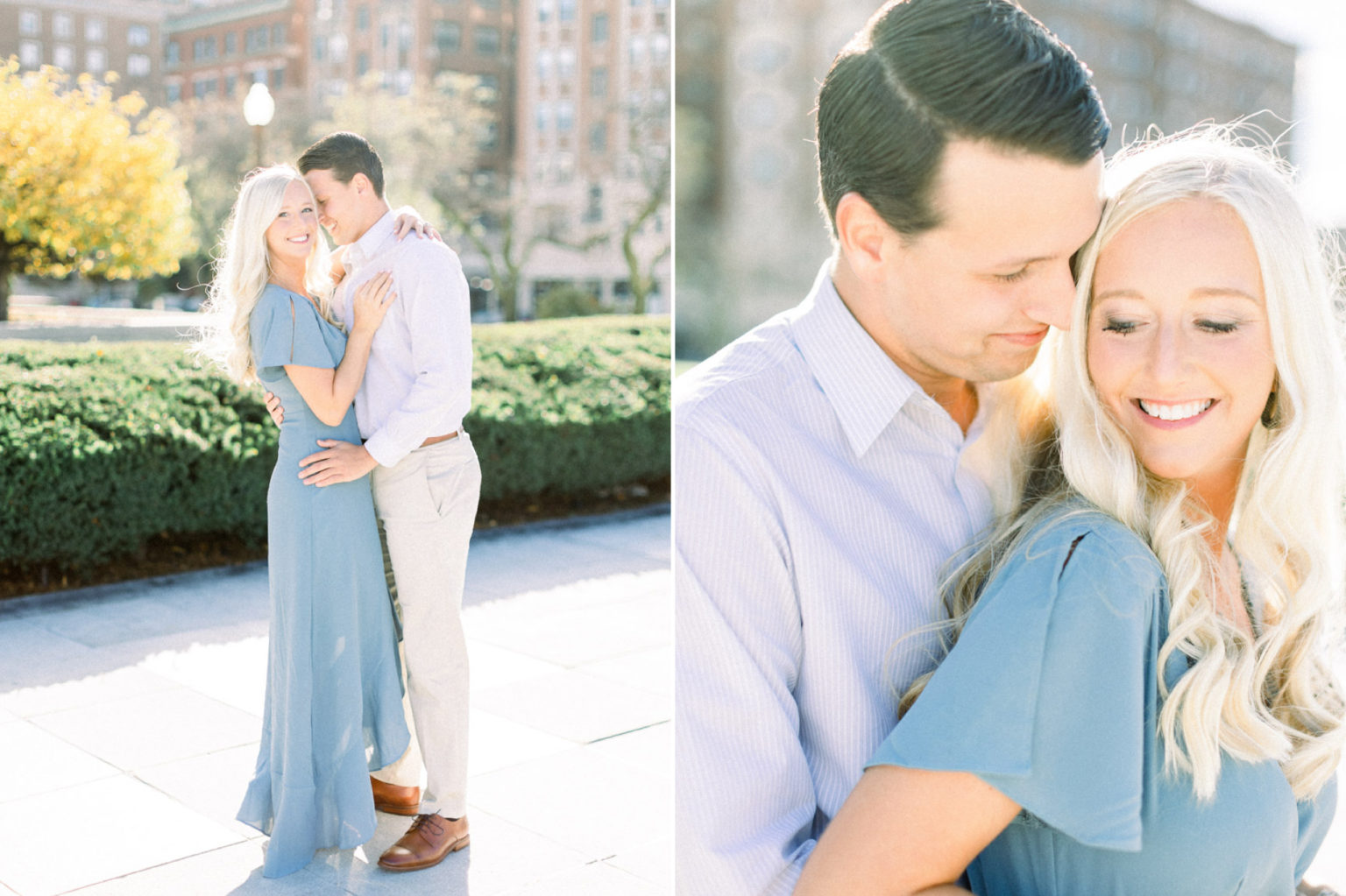 Alyssa + Mason | A Sunny Downtown Indianapolis Engagement