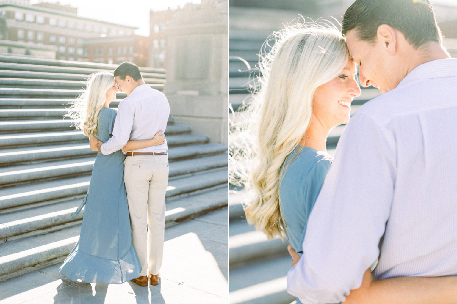 Alyssa + Mason | A Sunny Downtown Indianapolis Engagement