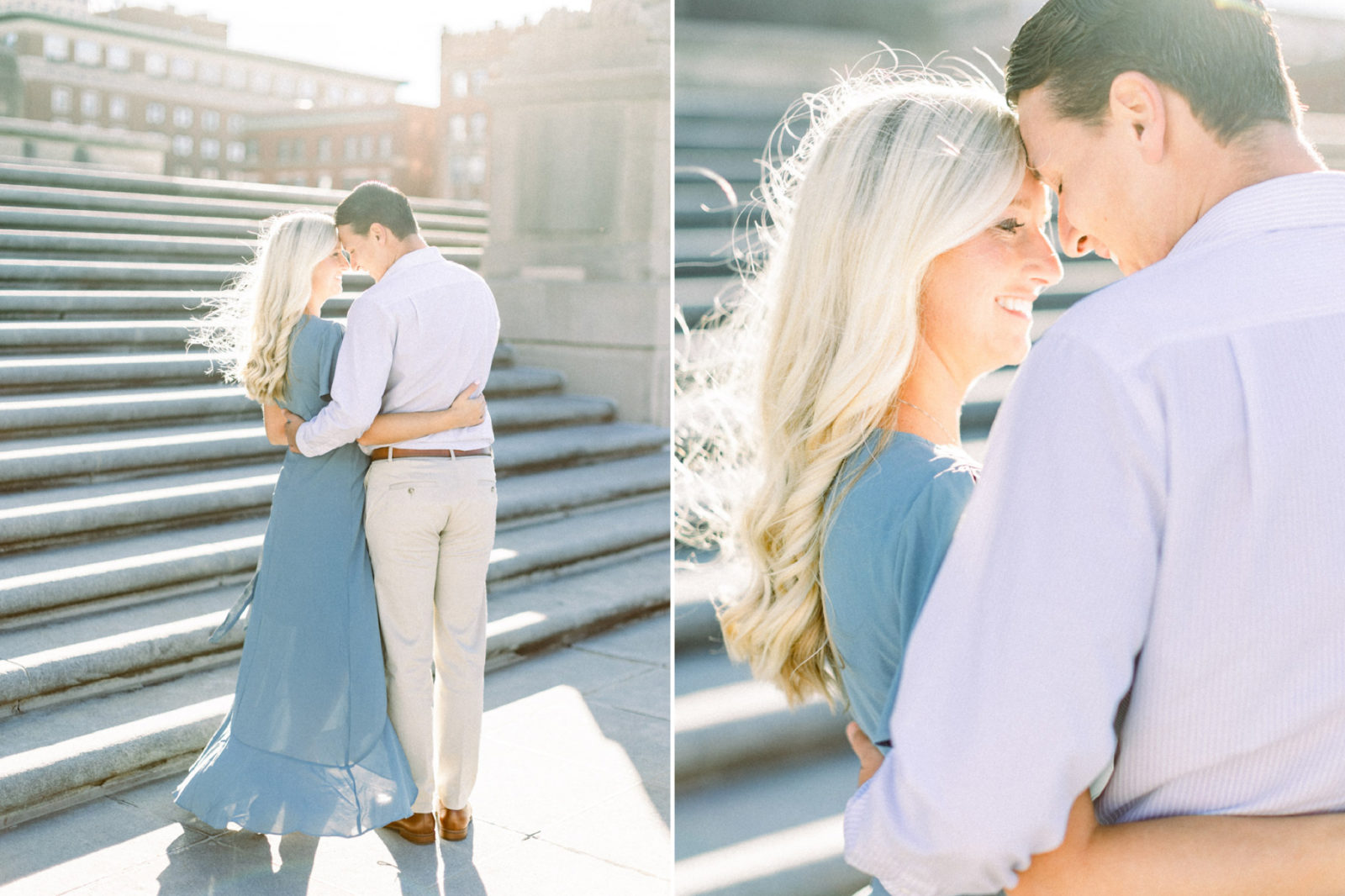 Alyssa + Mason | A Sunny Downtown Indianapolis Engagement