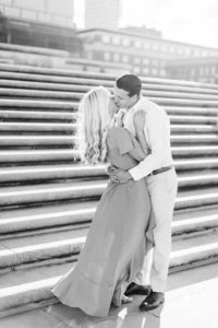 Alyssa + Mason | A Sunny Downtown Indianapolis Engagement