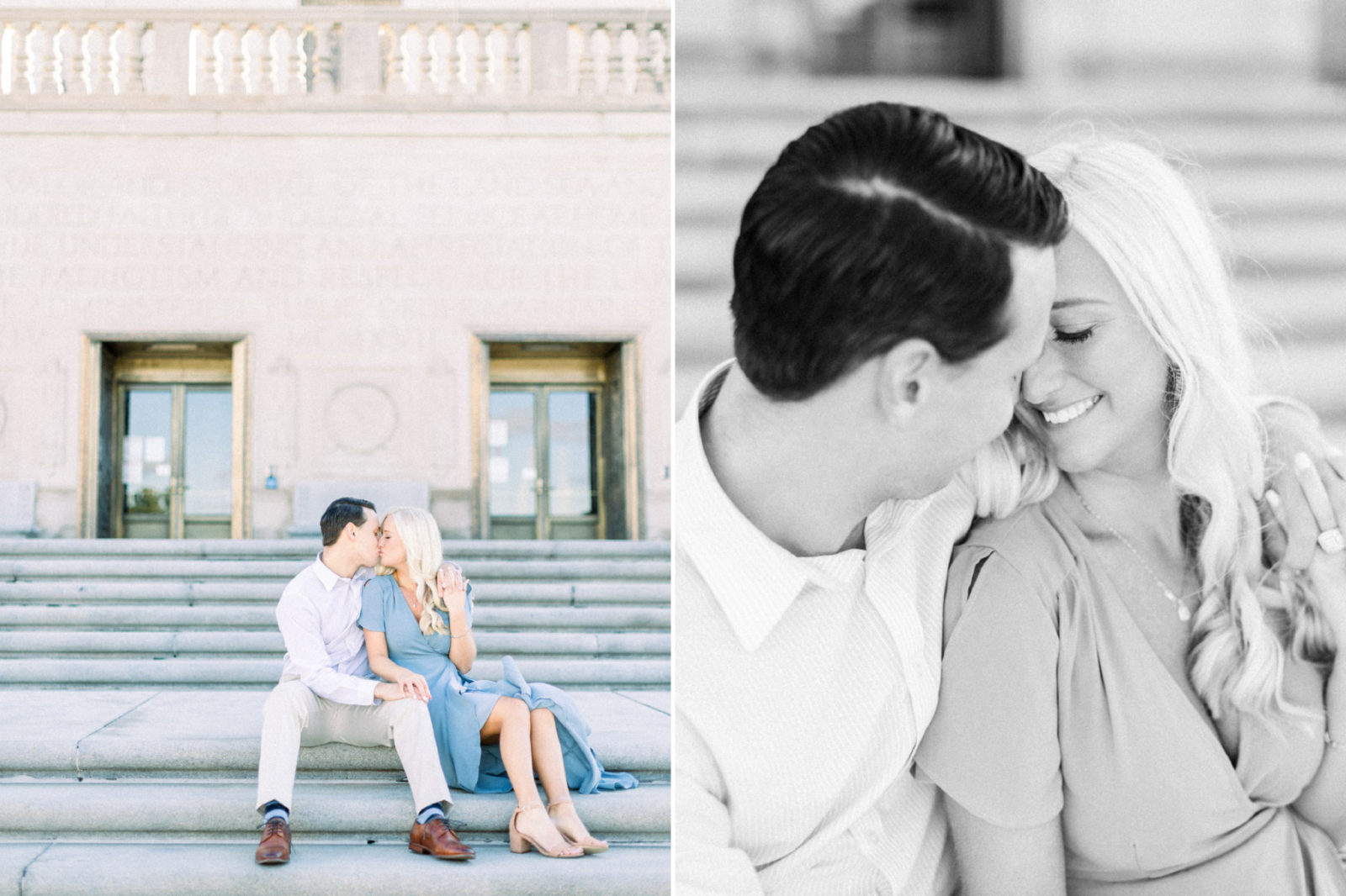 Alyssa + Mason | A Sunny Downtown Indianapolis Engagement
