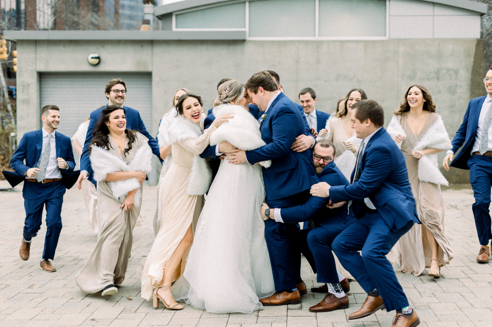 Mr + Mrs Beckman | A Winter Celebration in Downtown Grand Rapids