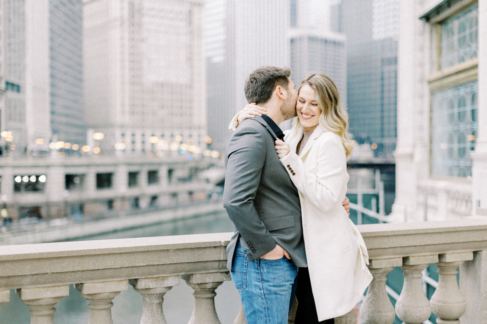 A Winter Engagement in Downtown Chicago | Katarina + Kyle