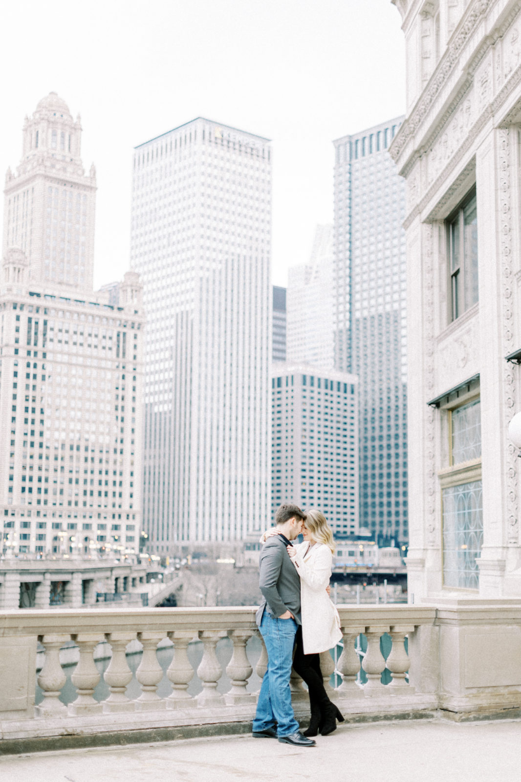 A Winter Engagement in Downtown Chicago | Katarina + Kyle