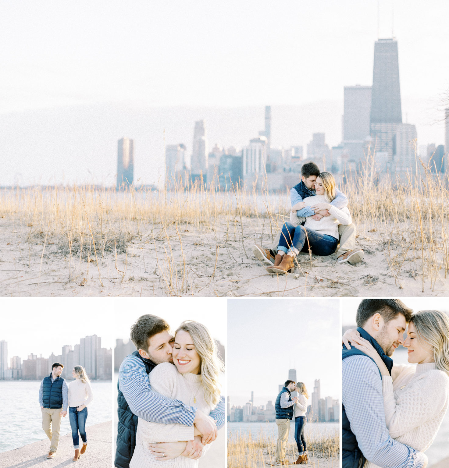 A Winter Engagement in Downtown Chicago | Katarina + Kyle