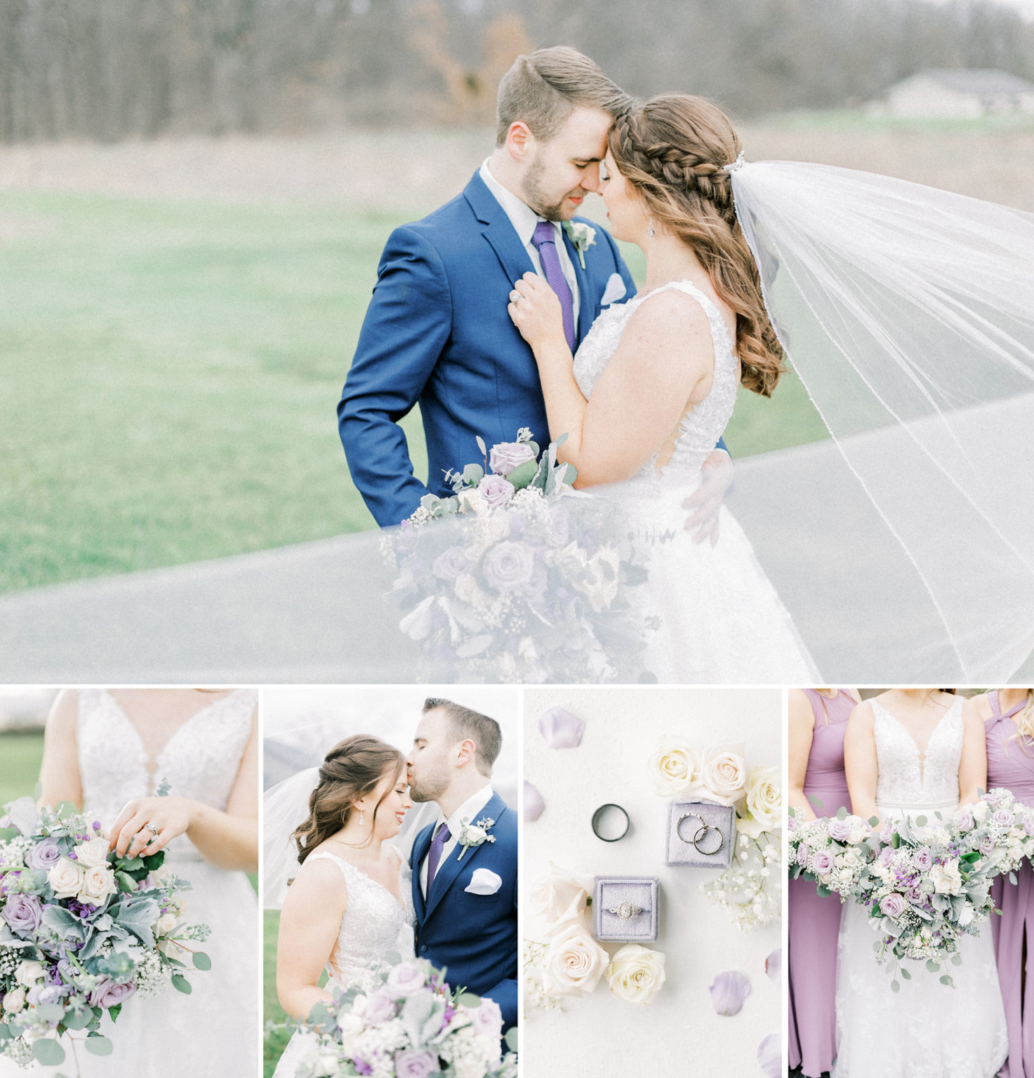 A Lavender + Navy Blue Spring Wedding at Union 12 | Mr + Mrs Lavy