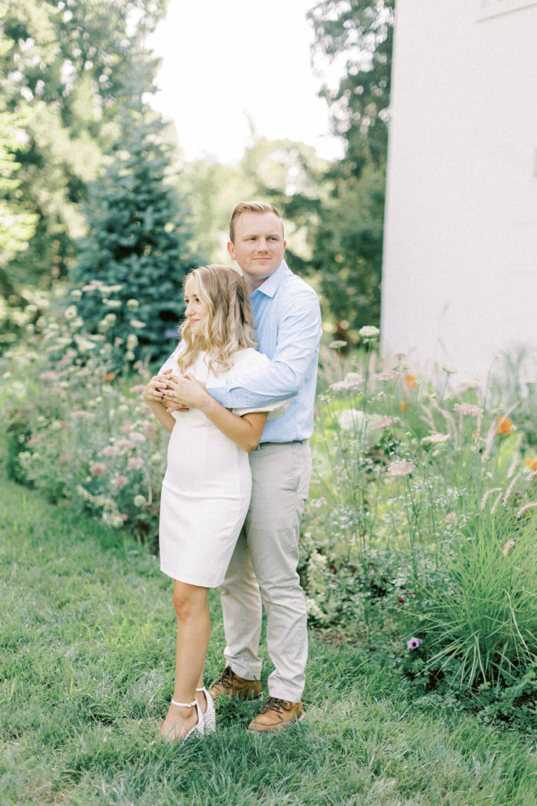 A Romantic Engagement Session at Newfields | Emily + Nick