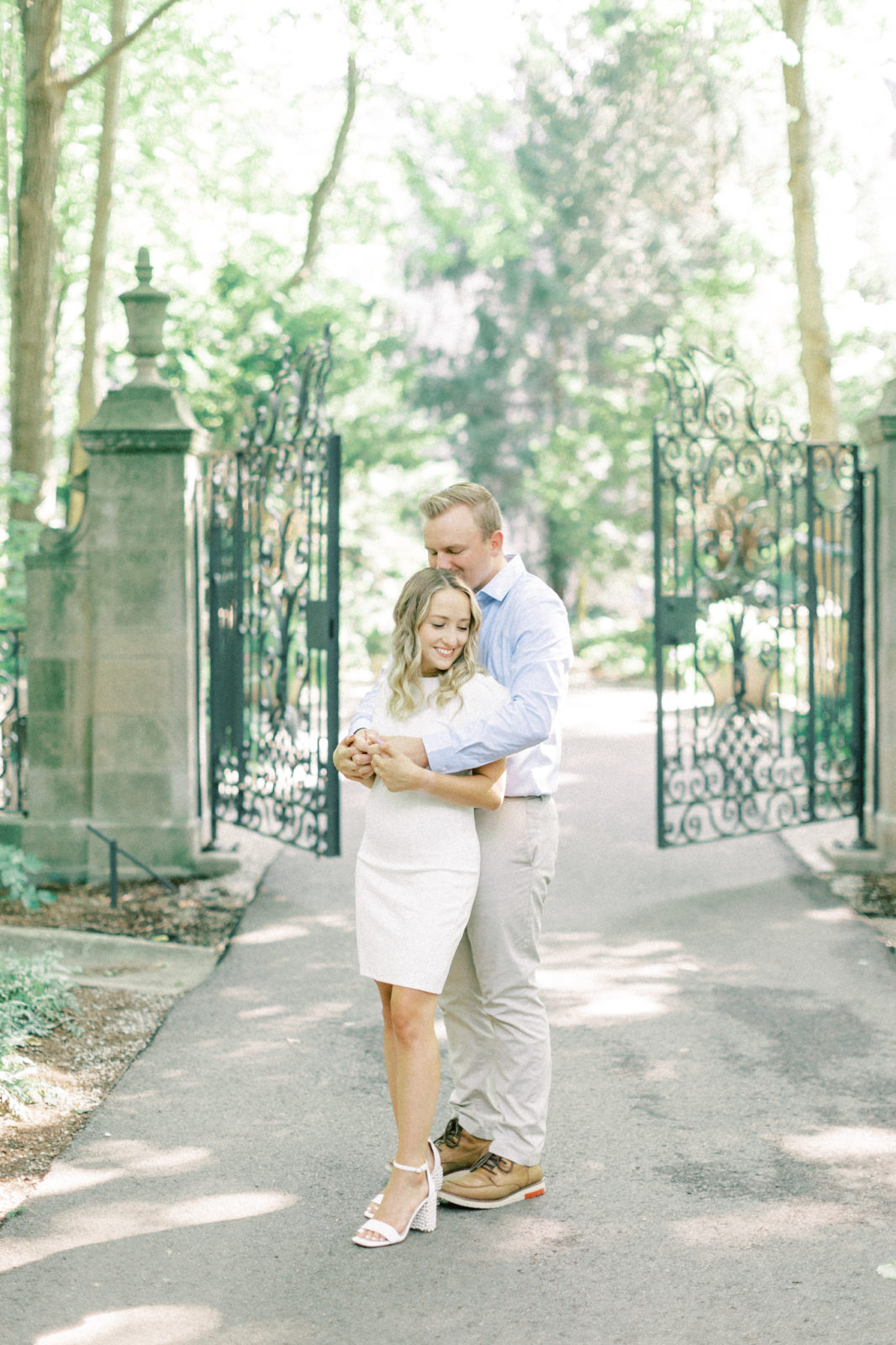 A Romantic Engagement Session at Newfields | Emily + Nick