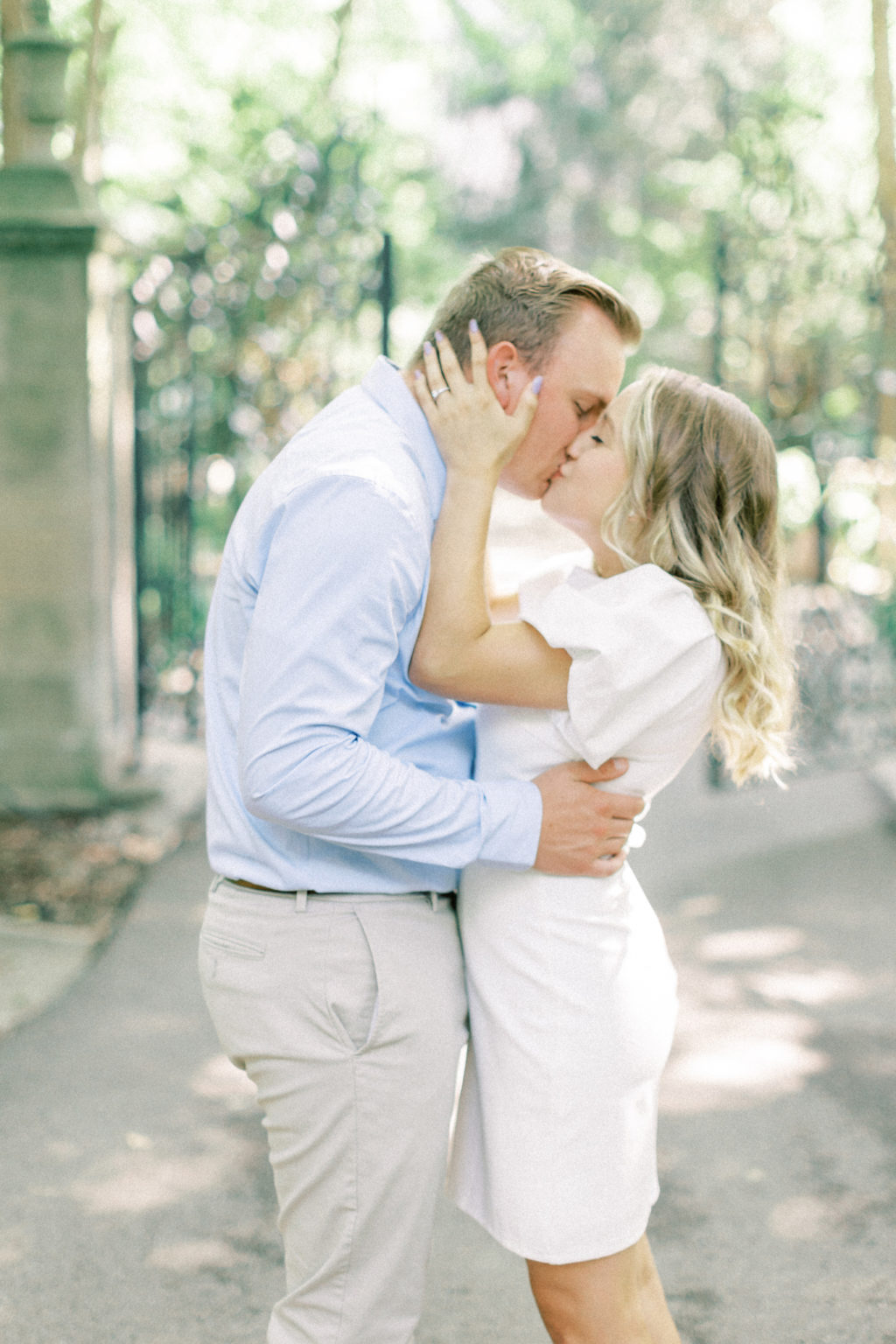 A Romantic Engagement Session at Newfields | Emily + Nick