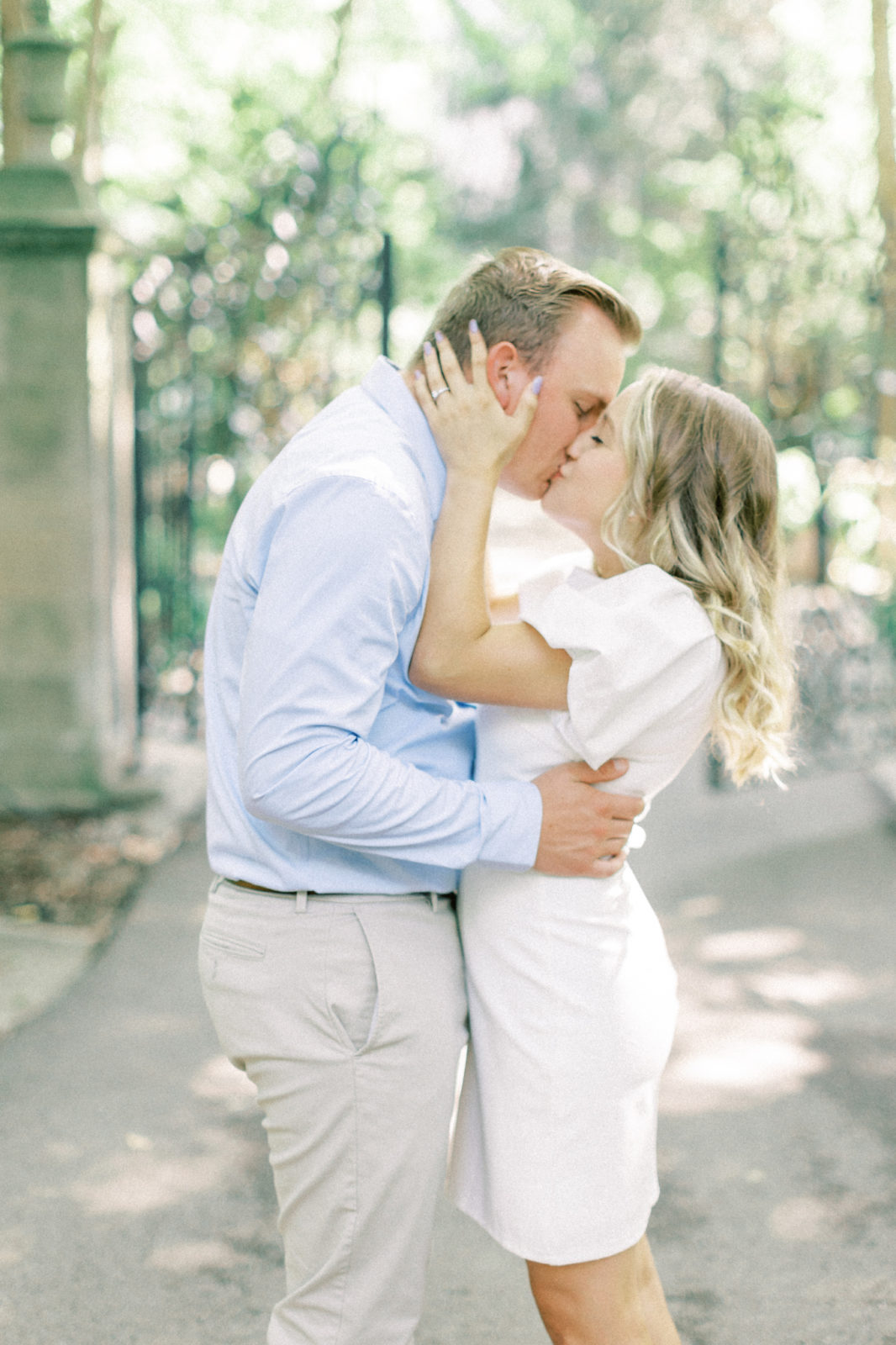 A Romantic Engagement Session at Newfields | Emily + Nick