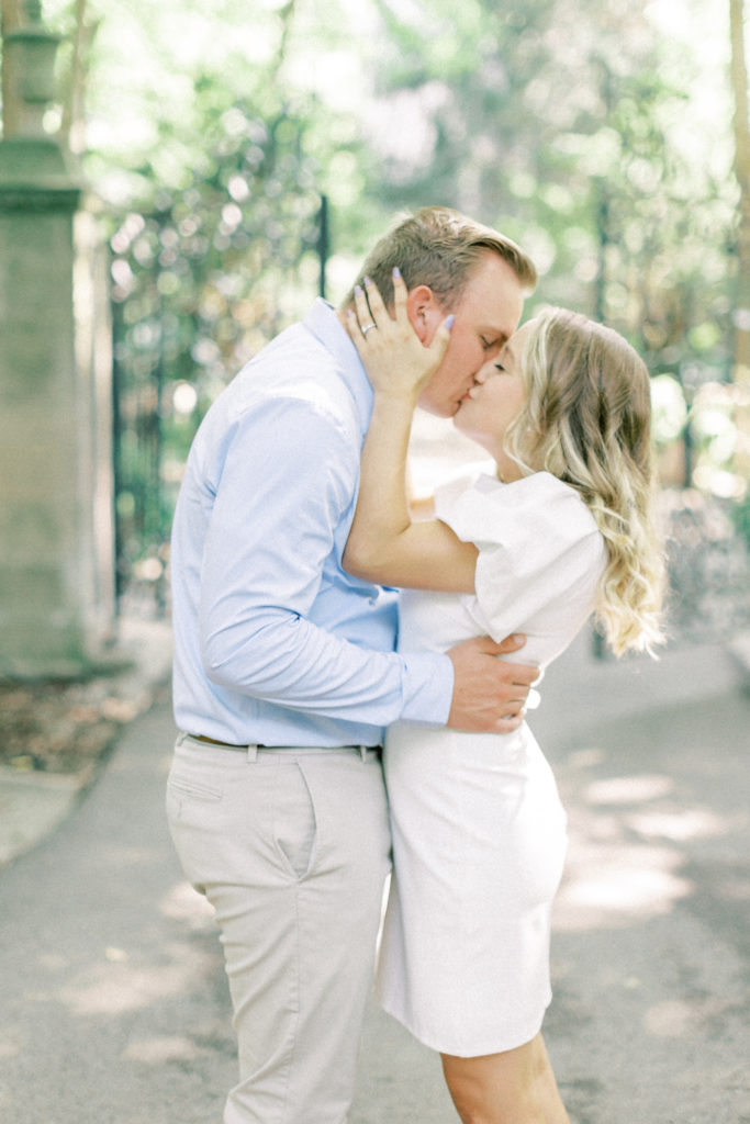 A Romantic Engagement Session at Newfields | Emily + Nick