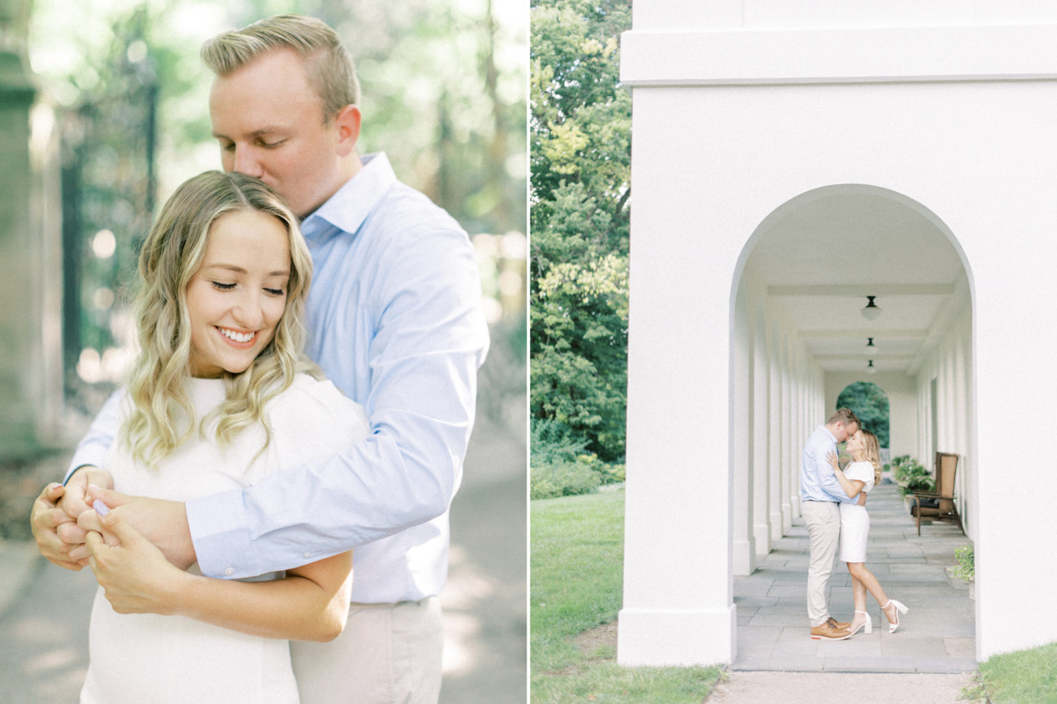 A Romantic Engagement Session at Newfields | Emily + Nick