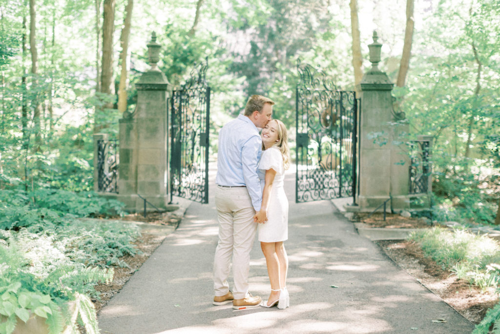A Romantic Engagement Session at Newfields | Emily + Nick