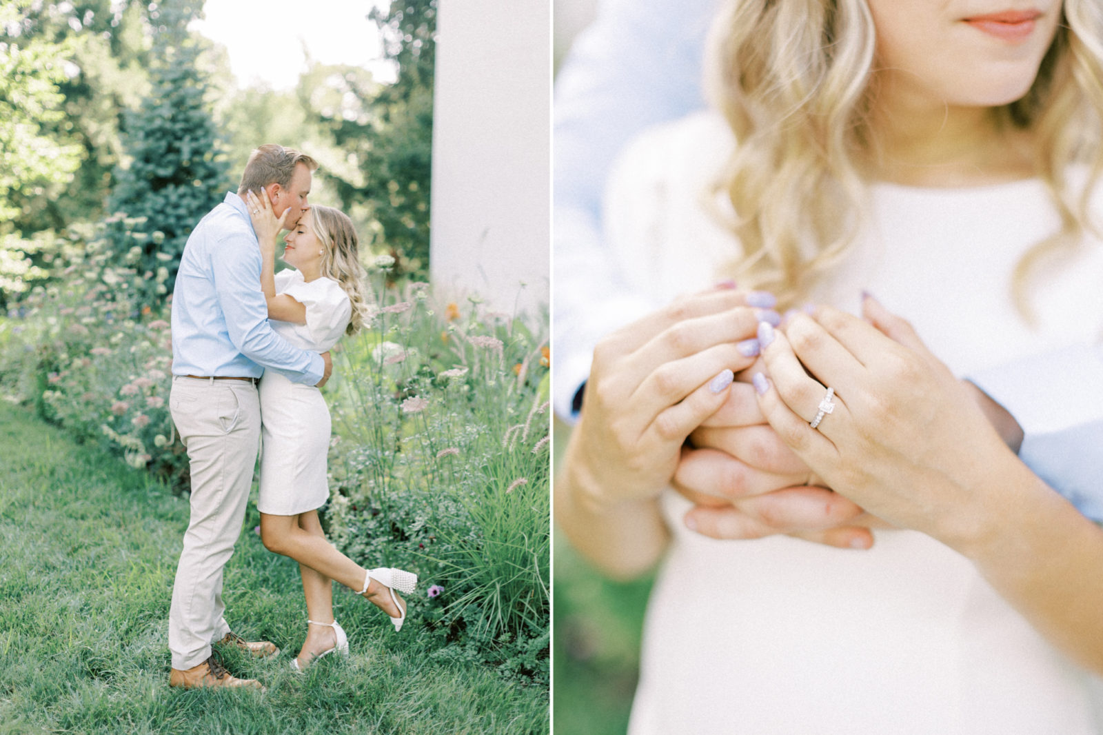 A Romantic Engagement Session at Newfields | Emily + Nick