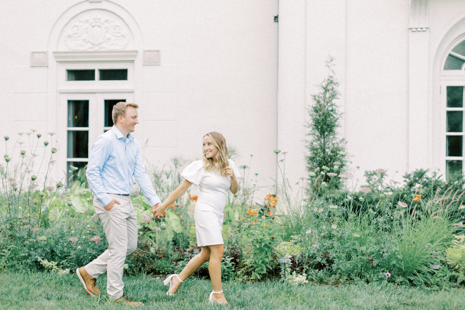 A Romantic Engagement Session at Newfields | Emily + Nick