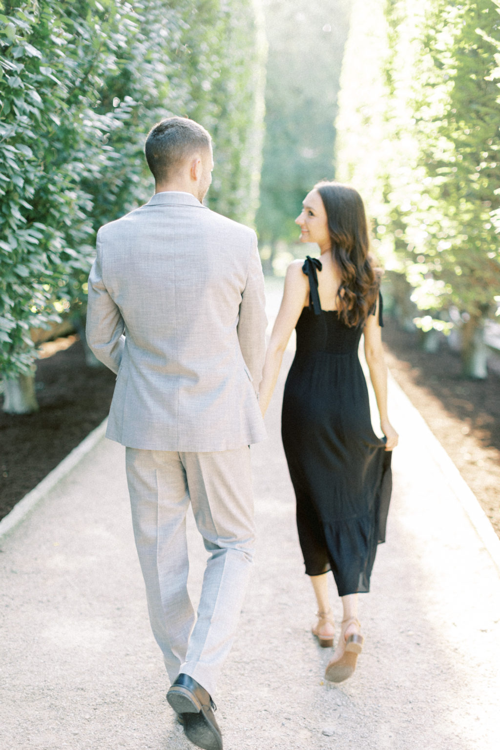 An Evening Engagement in the Historic German Village