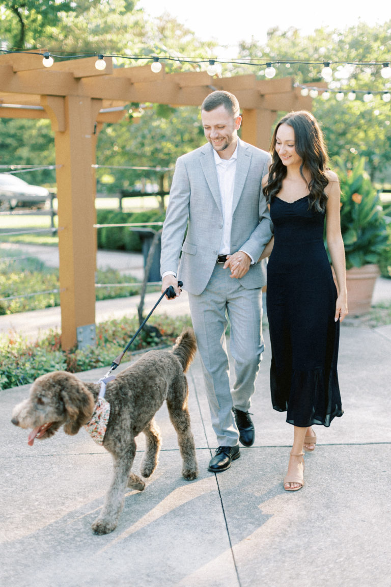 An Evening Engagement in the Historic German Village