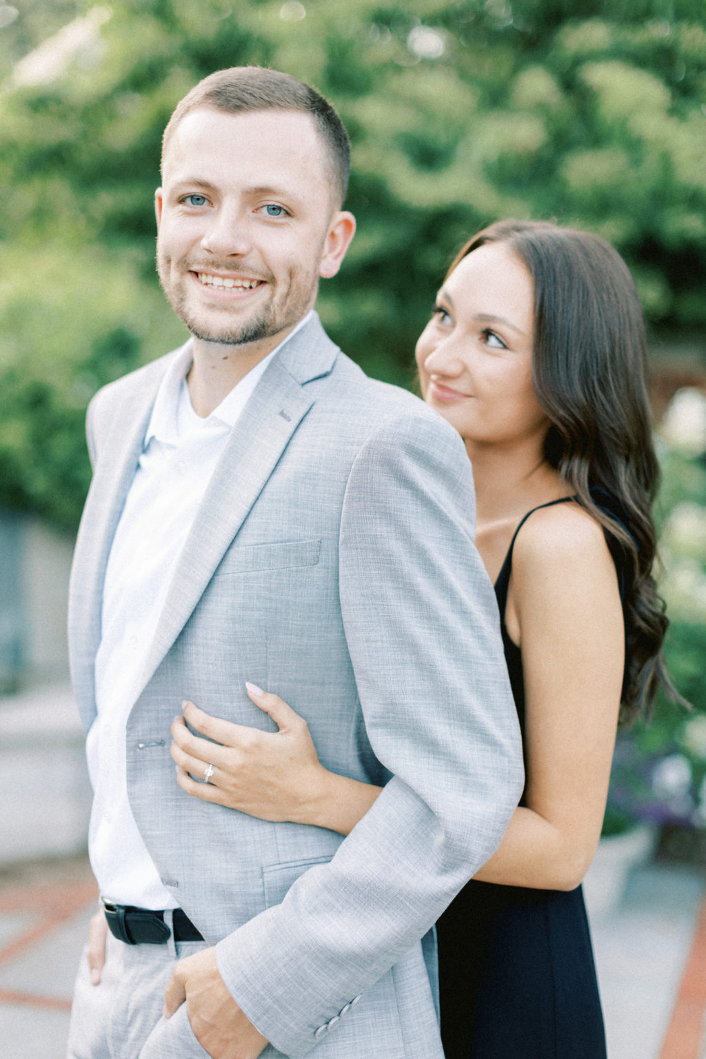 An Evening Engagement in the Historic German Village
