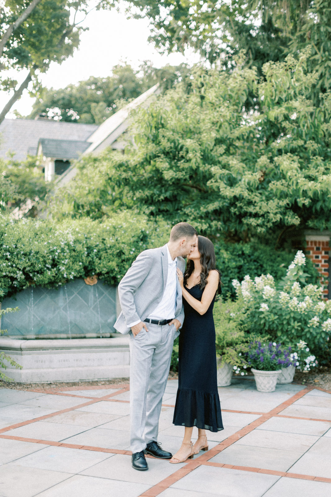 An Evening Engagement in the Historic German Village