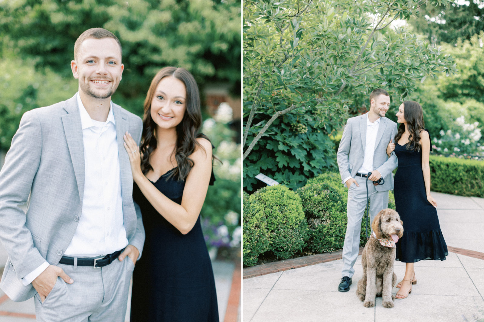 An Evening Engagement in the Historic German Village