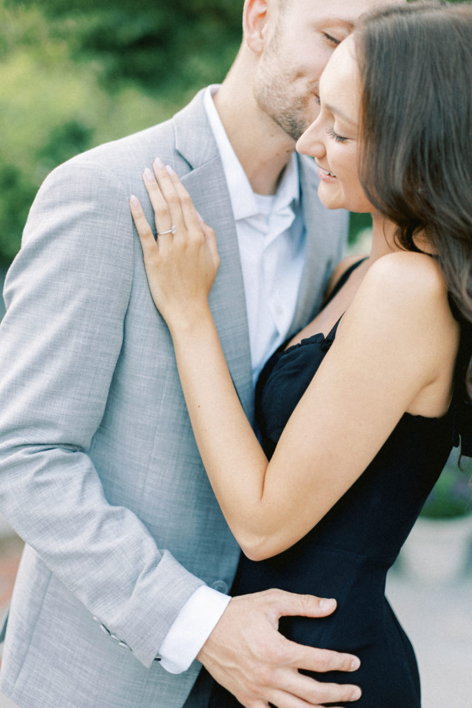 An Evening Engagement in the Historic German Village