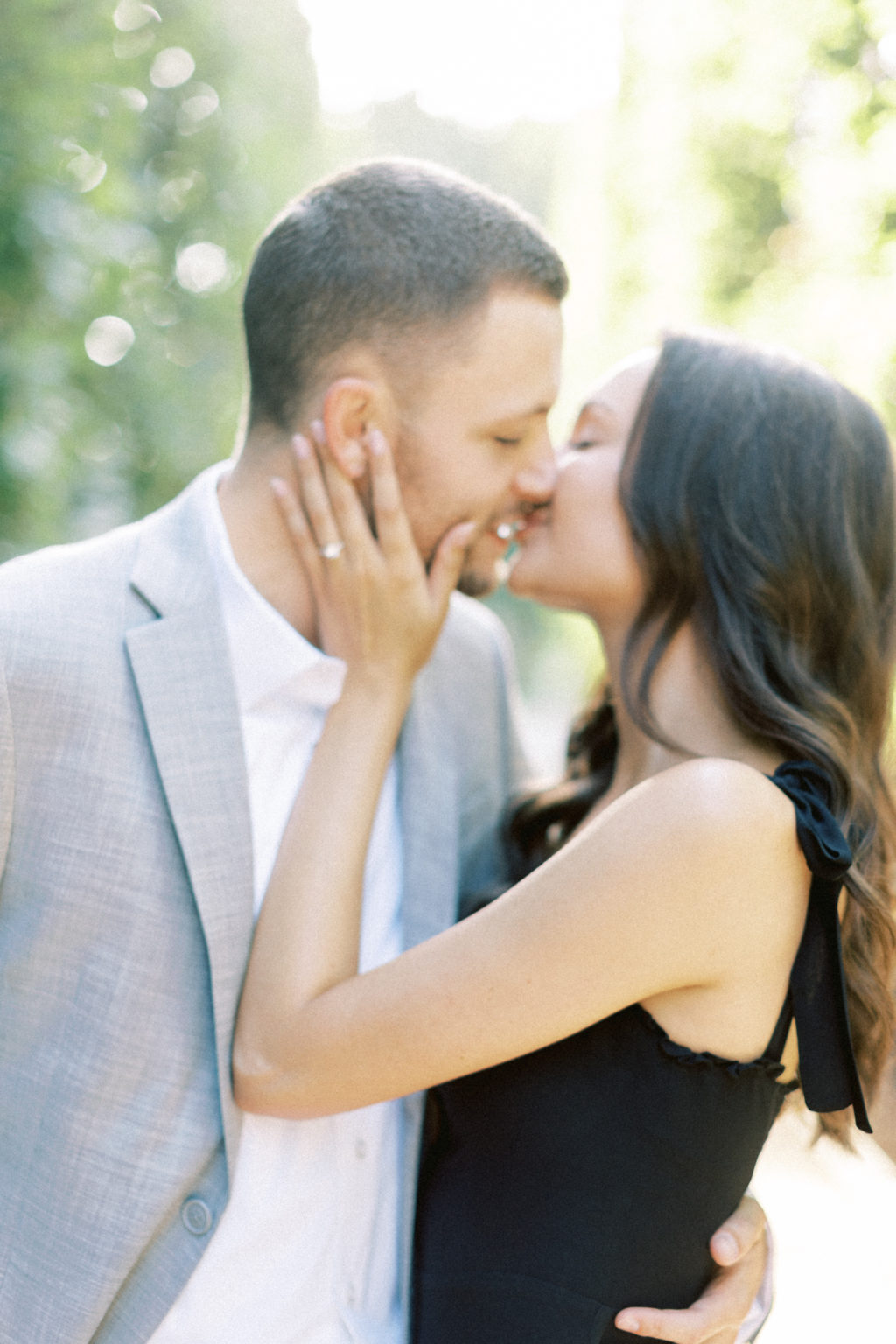 An Evening Engagement in the Historic German Village