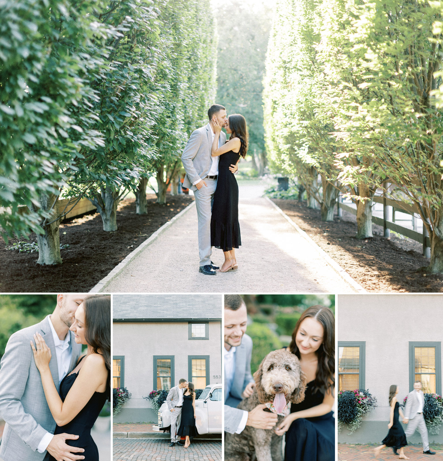 An Evening Engagement in the Historic German Village | Jenna + Joshua