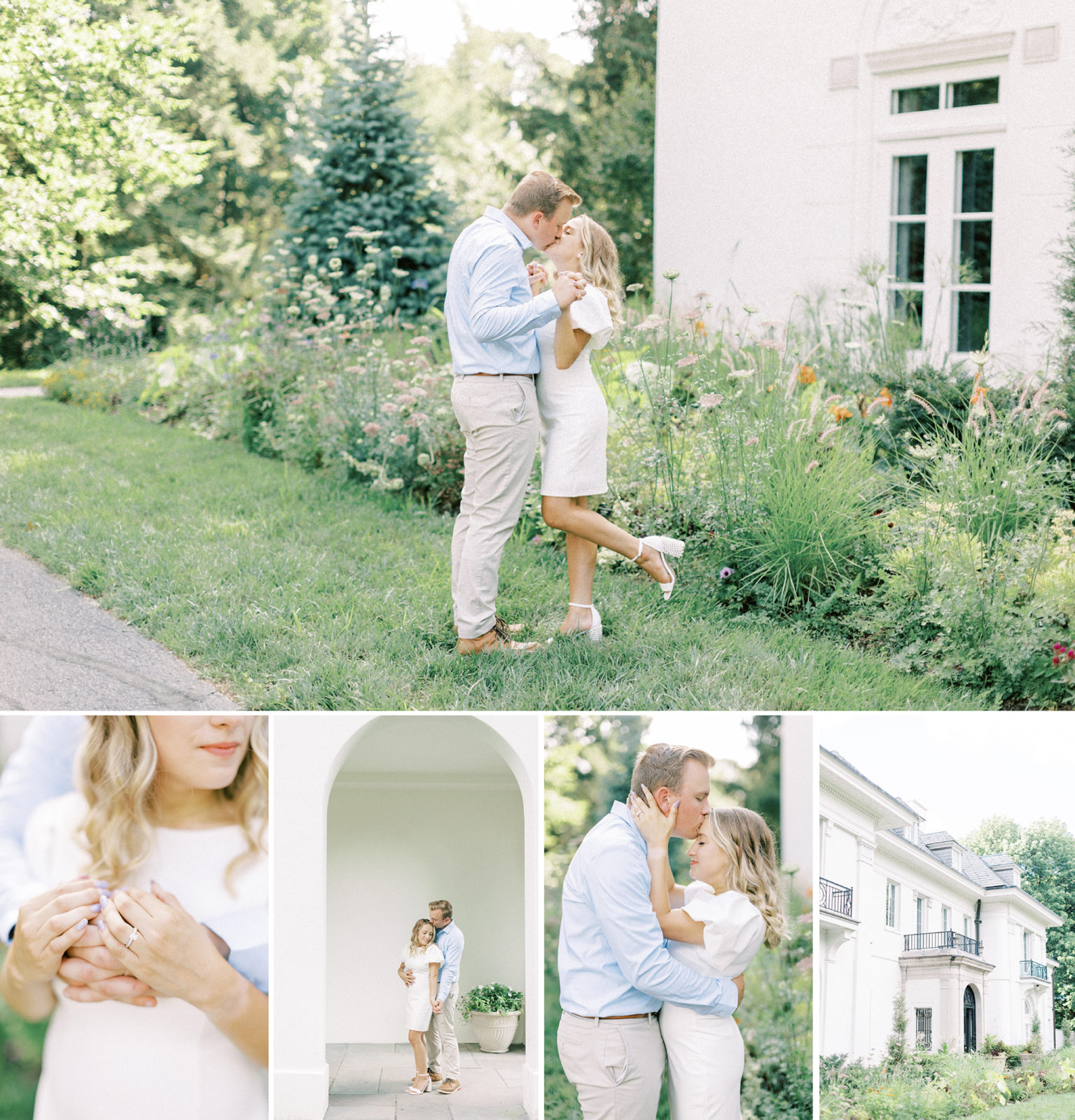 A Romantic Engagement Session at Newfields | Emily + Nick