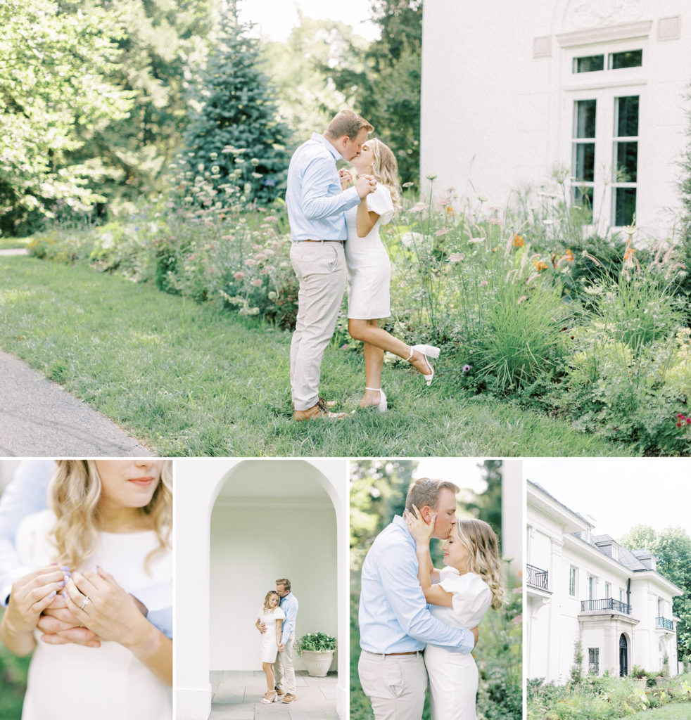 A Romantic Engagement Session at Newfields | Emily + Nick