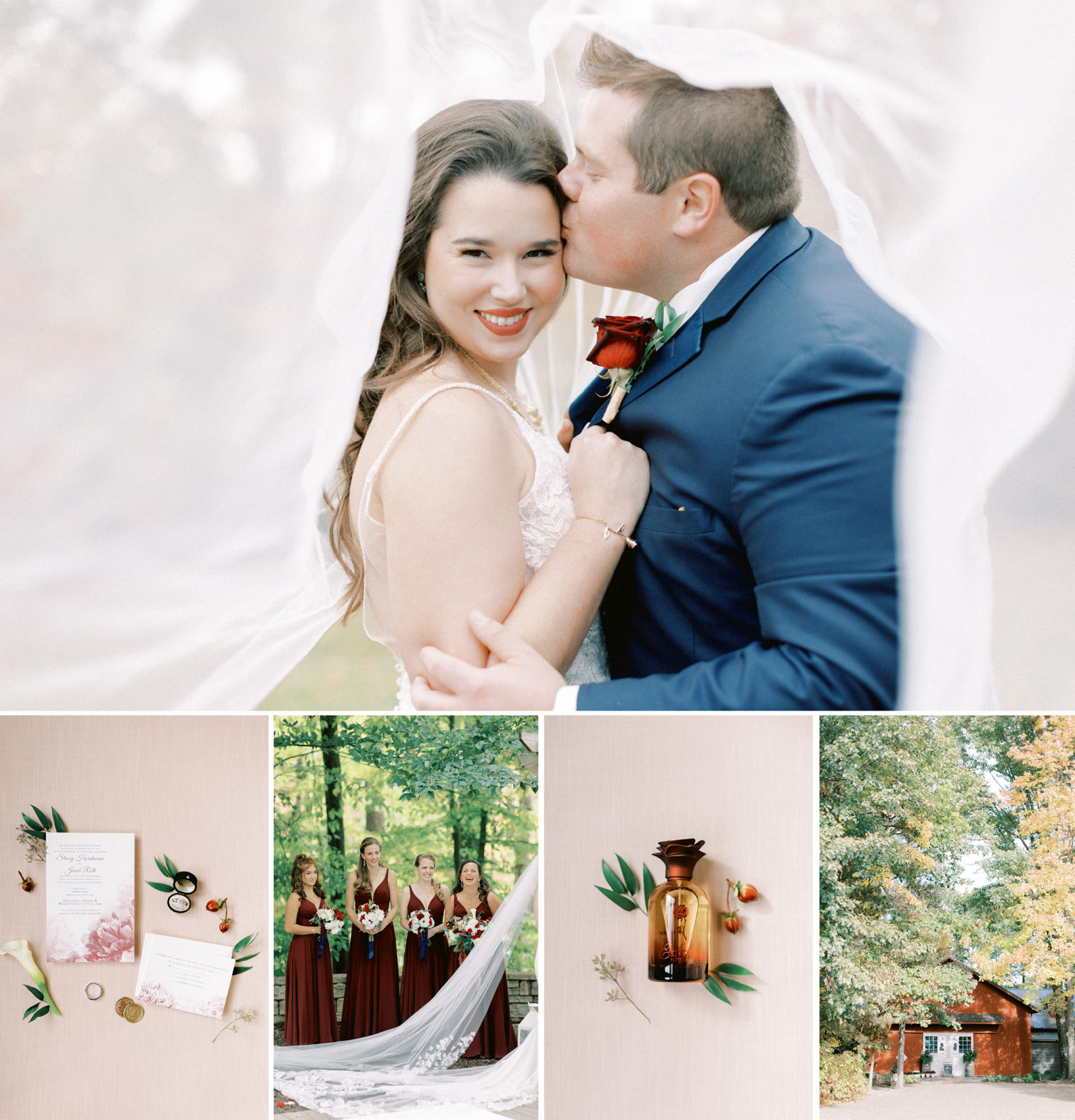 A Romantic Fall Wedding at Gable Hill | The Roth's
