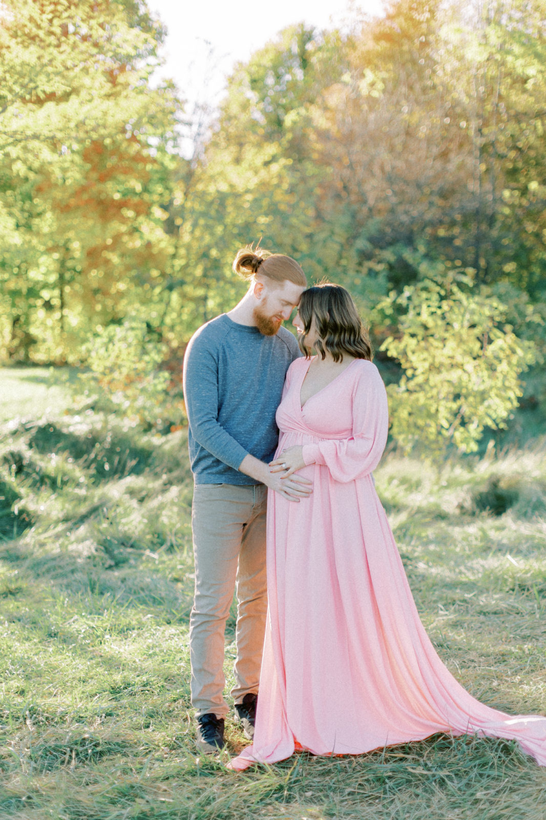 An Early Fall Maternity Session at Metea Park | The Ridenour Family